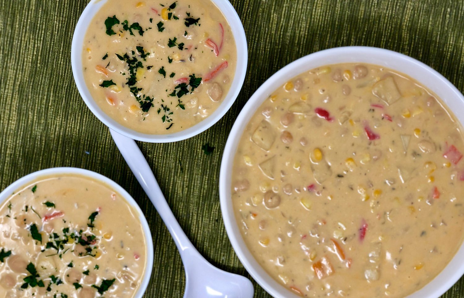 Cheddar and Chickpea Corn Chowder – Cant Beet Plants